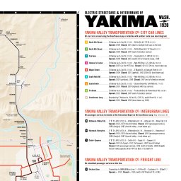 Zoomable Map: Electric Rail in Yakima, Washington, 1920 by Cameron Booth