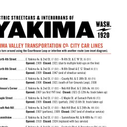 Fullscreen Zoomable Map: Electric Rail in Yakima, Washington, 1920 by ...