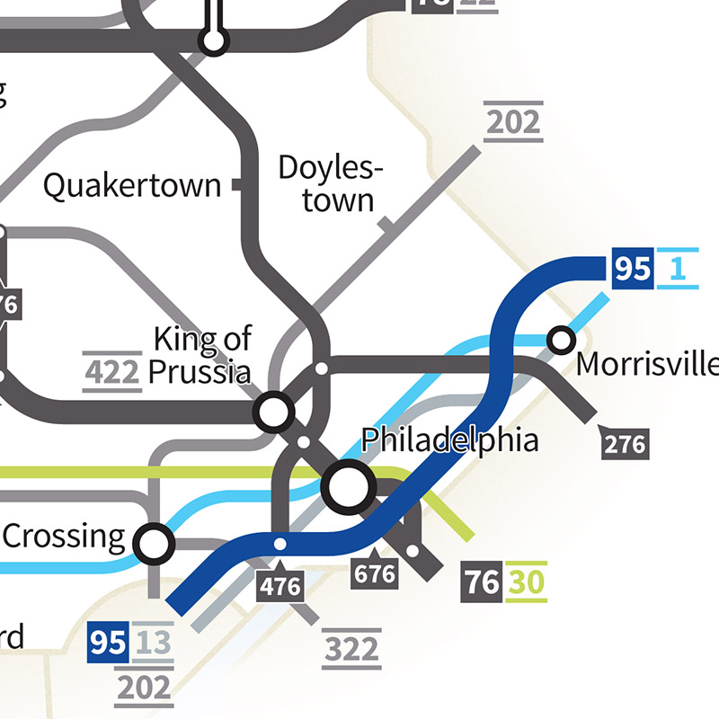 map of pennsylvania highways