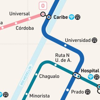 Medellín Metro – Transit Maps Store