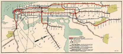 New York – Routes of the IRT, 1918 – Transit Maps Store