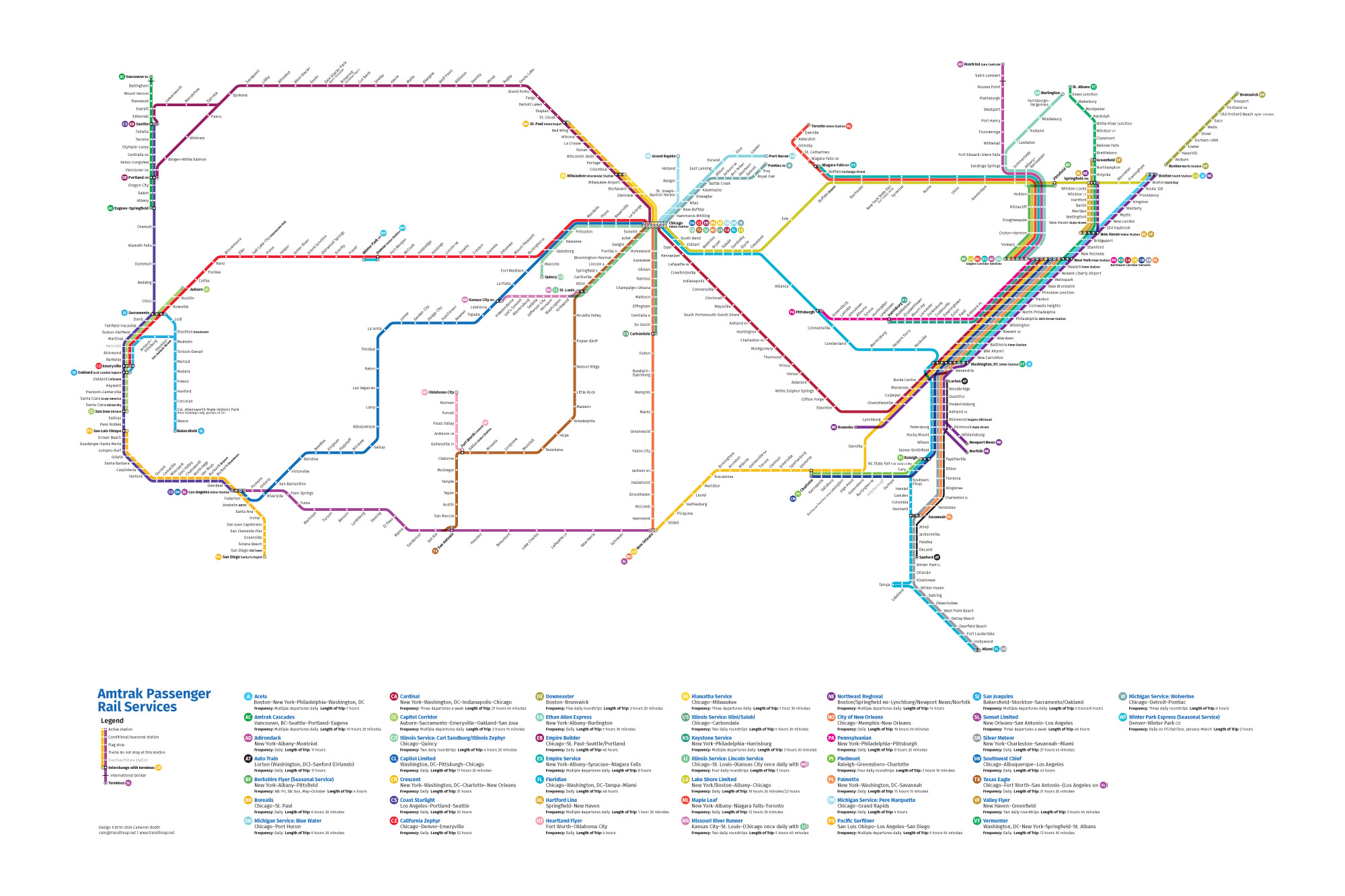 Amtrak Map California Printable Maps