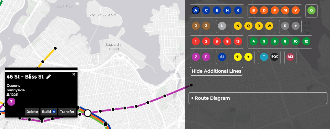 Transit Maps Brand New Subway A New York Subway Building Game By